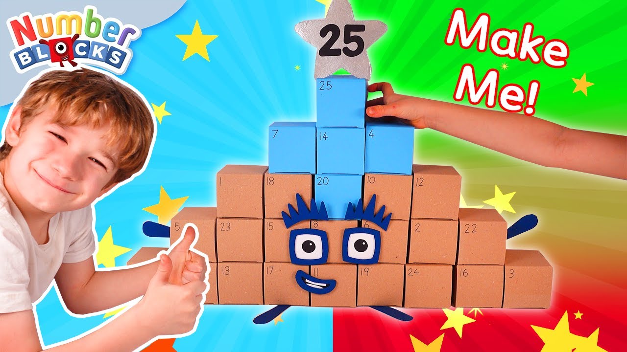 @Numberblocks- Make Your Advent Calendar! - Numberblocks Crafts 🖍️ ...