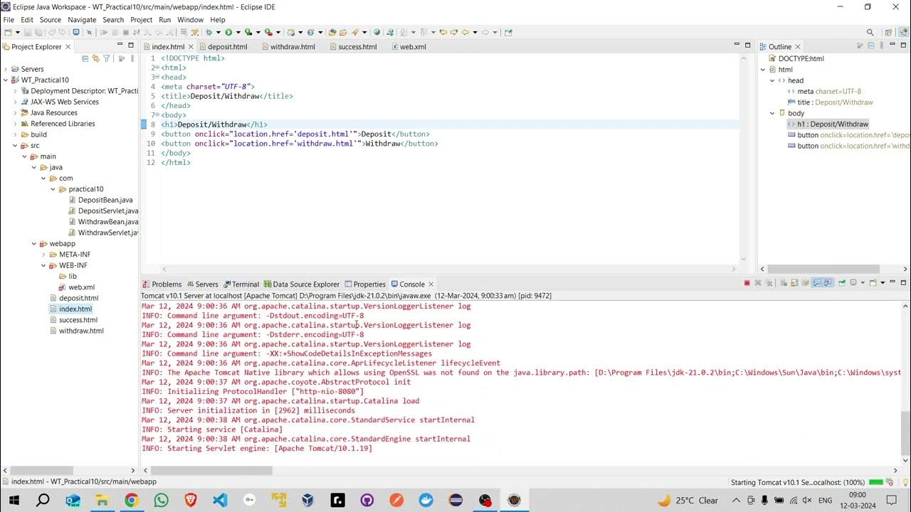 Practical 10 Web Technology Te Sppu 2019 Pattern Youtube