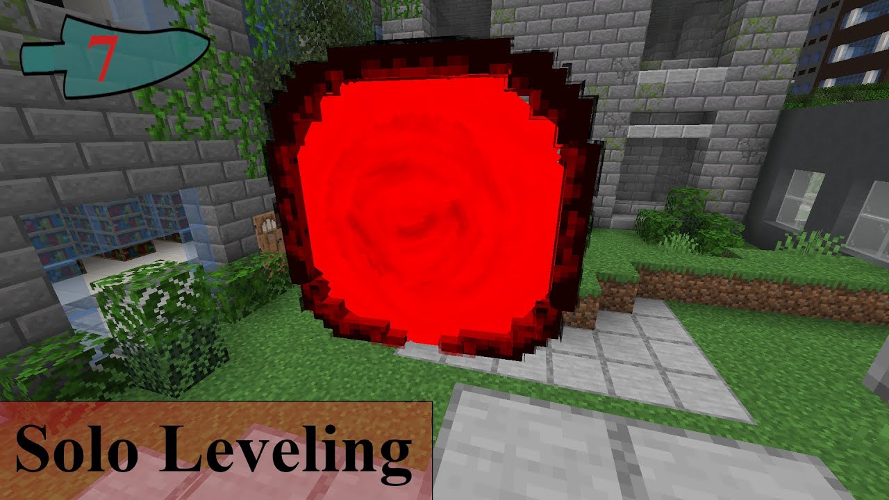 Solo Leveling In MC Episode 7 (The Red Gate) - YouTube