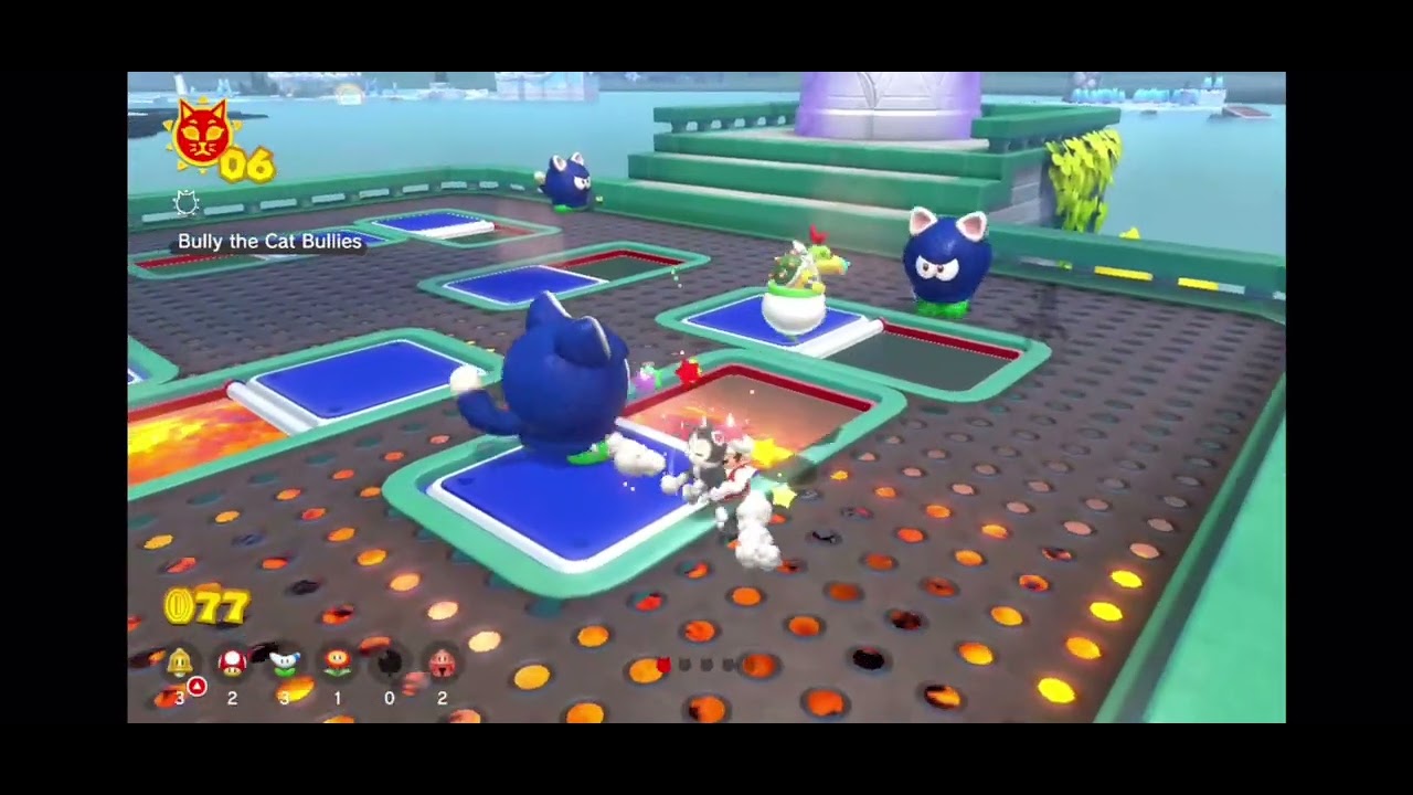 Mario and a cat vs Cat Bullies - YouTube