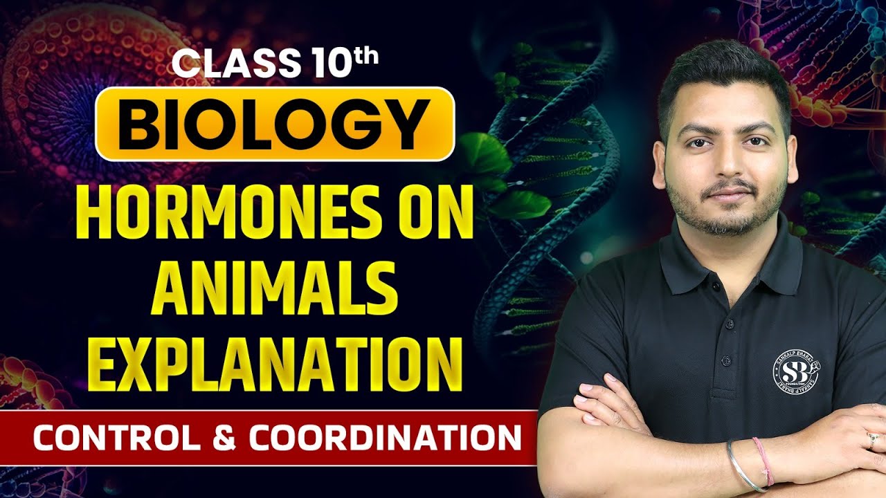 Class 10 Biology | Control and Coordination | Hormones in Animals ...