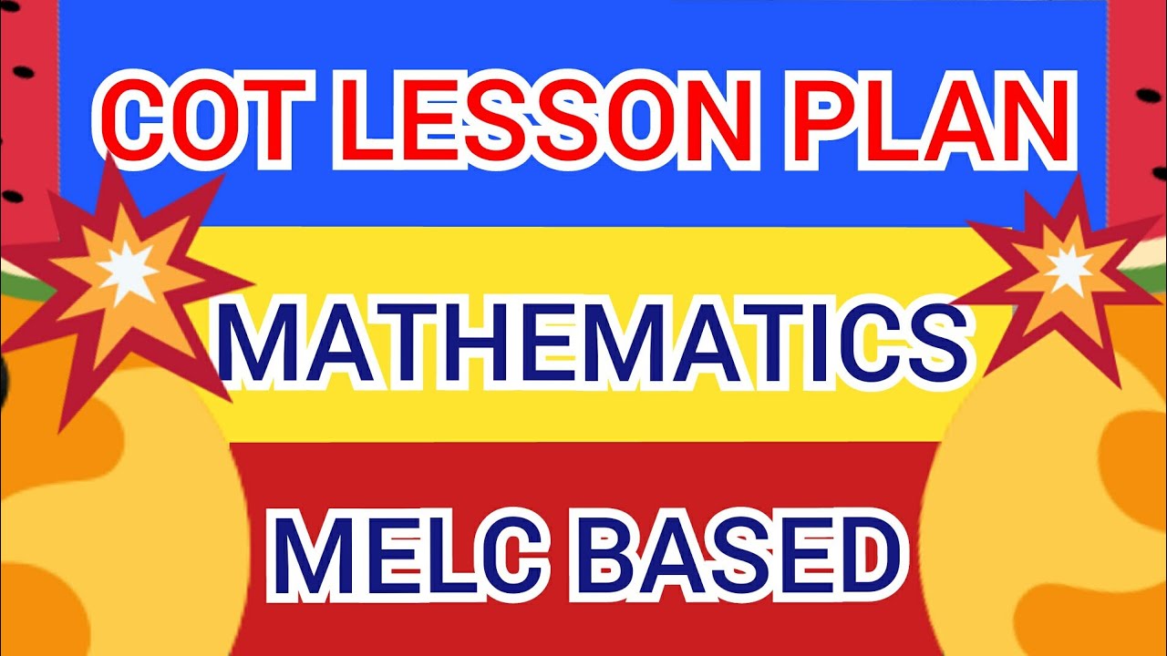 COT LESSON PLAN YouTube cot-lesson-plan-youtube