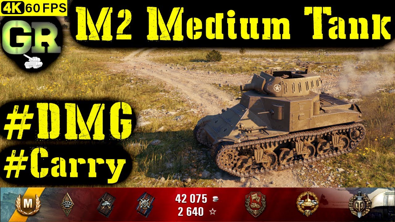 World of Tanks M2 Medium Tank Replay - 9 Kills 1.4K DMG(Patch 1.4.1 ...