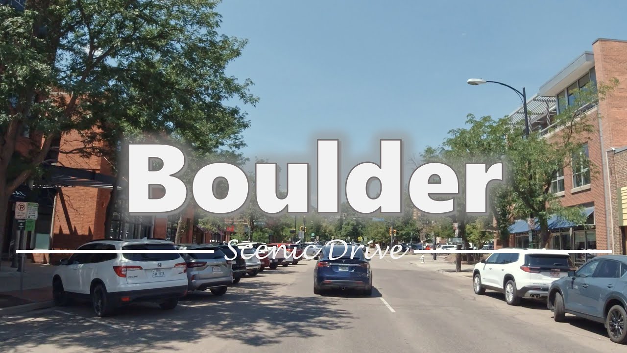 Driving in Downtown Boulder, Colorado - 4K - YouTube