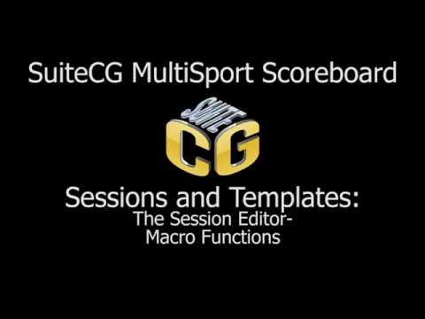 Sessions and Templates: The Session Editor- Macros - YouTube