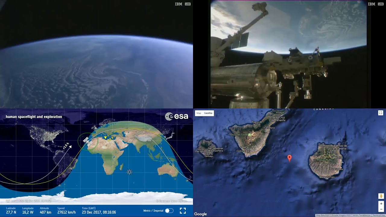 Orbital Sunrise Over Europe And Atlantic - Space Station Earth View ...