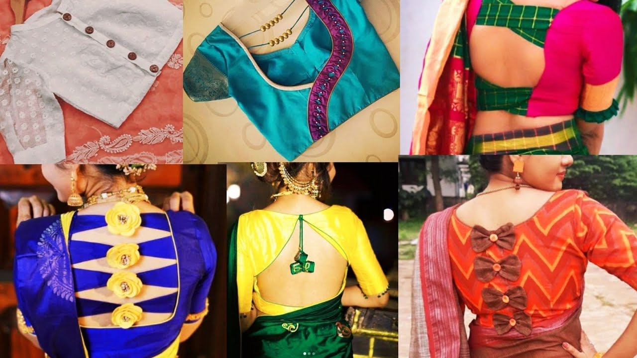 new pattern blouse designs beautiful blouse designs - YouTube