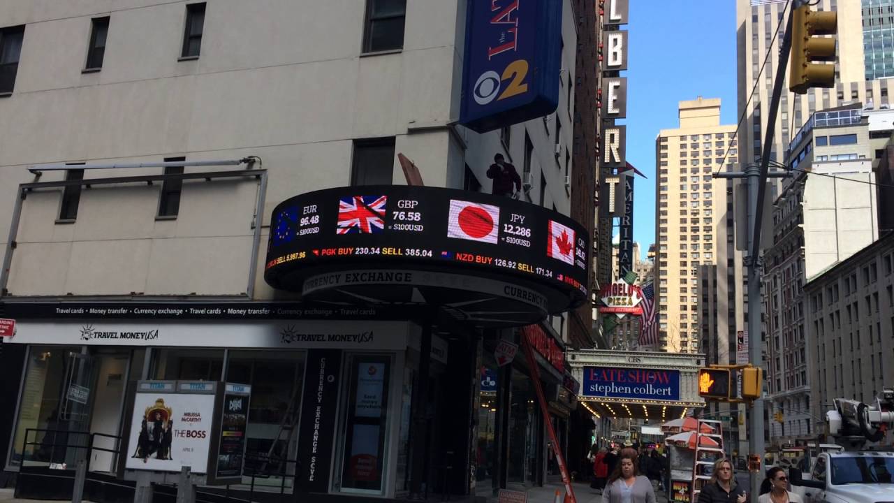 Voxson LED Sign - Travel Money - New York - YouTube