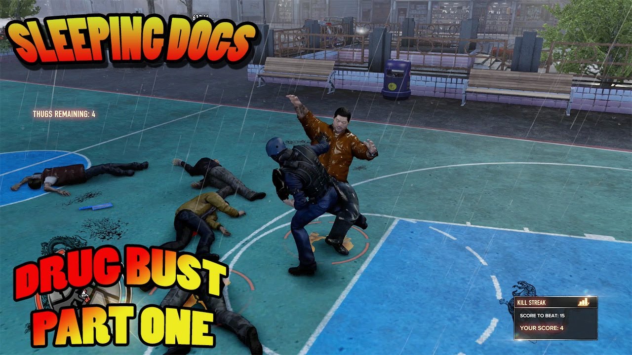 Sleeping Dogs Drug Bust Part 1 - YouTube