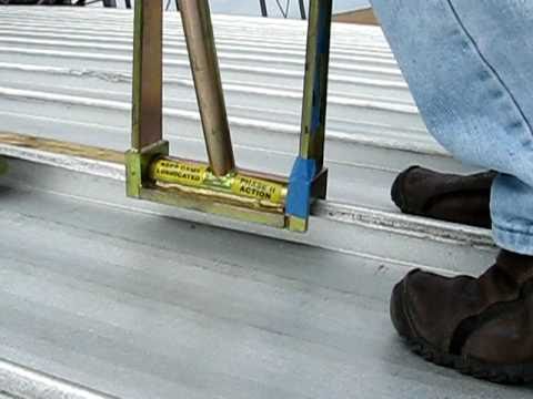Double Lock Seam Repair 1 - YouTube