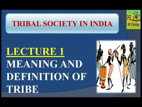 Meaning and Definition of tribe.. - YouTube