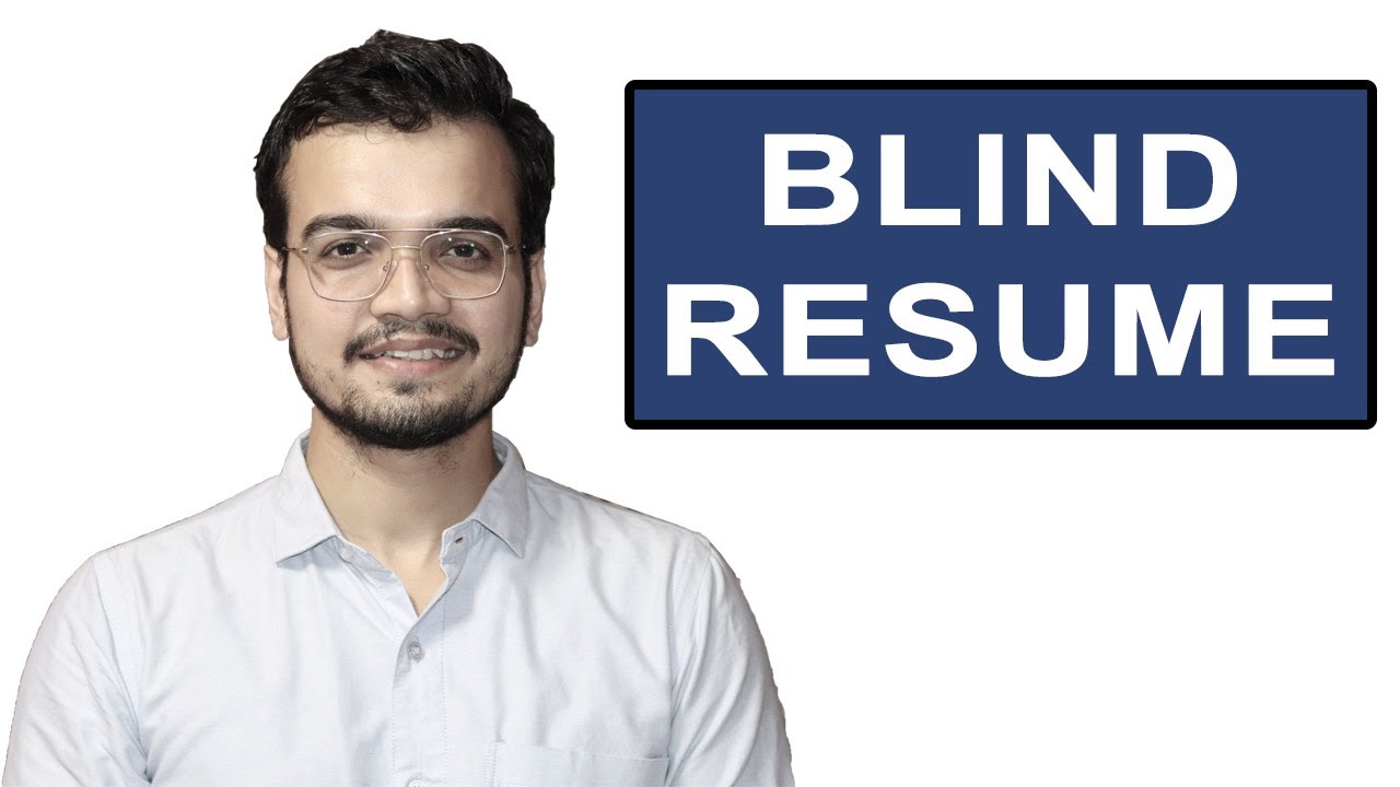 How to Blind Resumes - YouTube