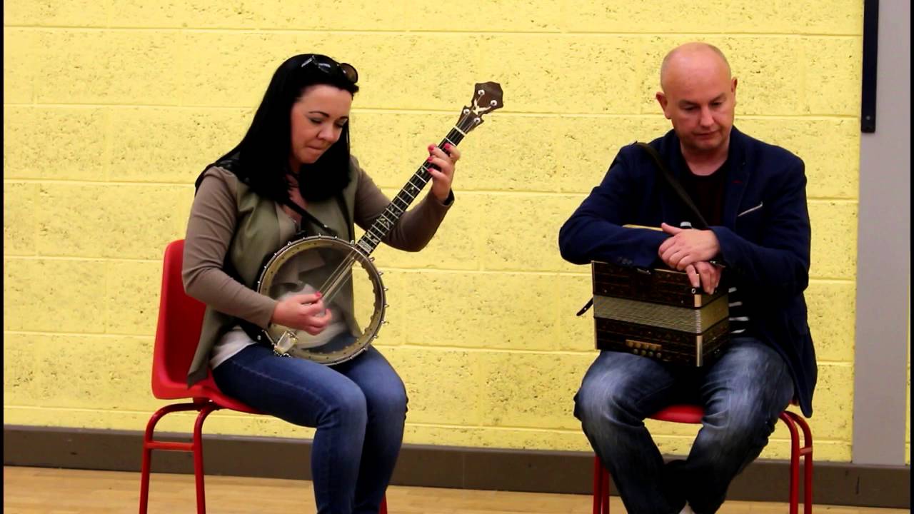 SCNB 2015 - Dan Brouder (button accordion) and Angela Carberry (banjo ...