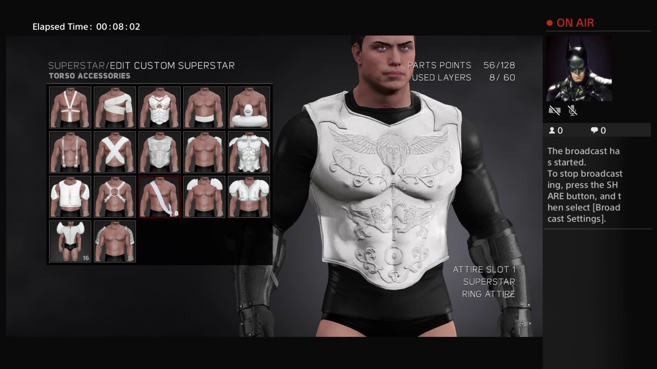 WWE 2K17 Character creator-Batman - YouTube