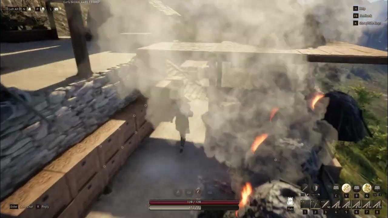 Pax Dei: Woodcutting, Bear Fighting, Iron Mining, and Cooking Practice - 2025-01-31 - YouTube