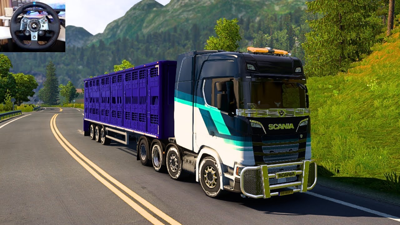 Euro Truck Simulator 2 | Road to Switzerland | RSC S550 Truck Driving ...