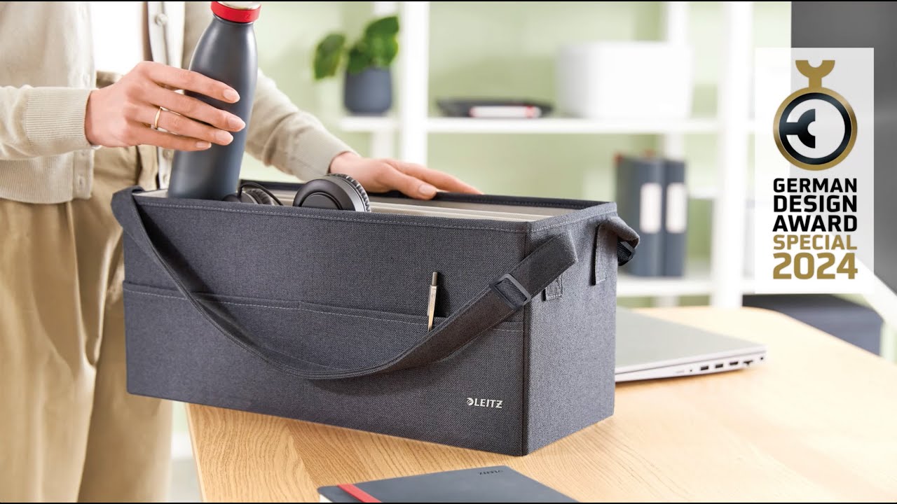 Leitz Fabric Hot Desking Work Bag - product video - YouTube