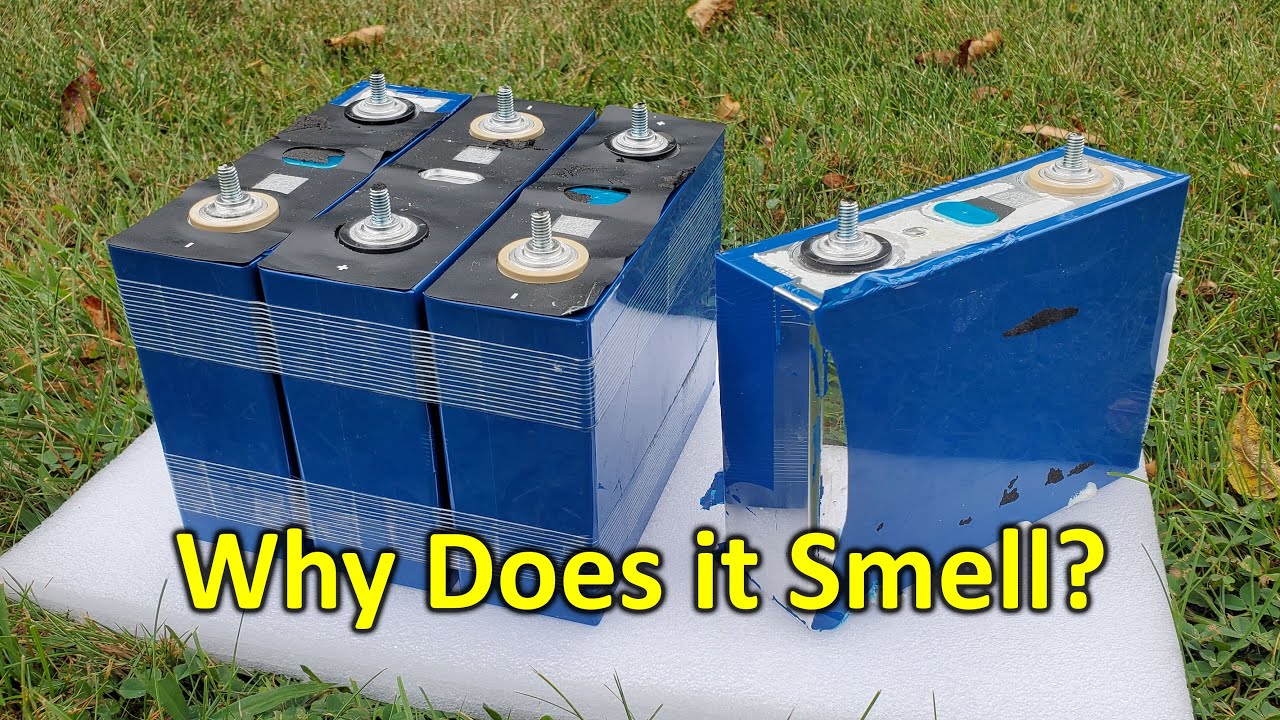 Inspecting the Smelly LiFePO4 Battery Pack, Possible Factory ...