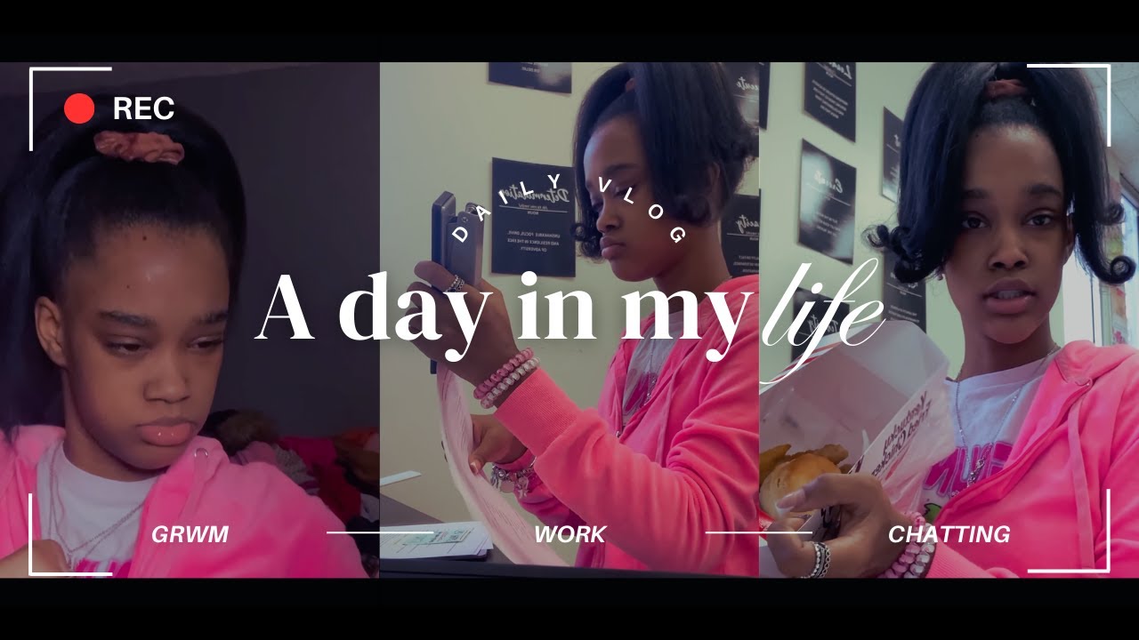 GRWM/ Day In The Life Work Edition | JaliyahMakya - YouTube