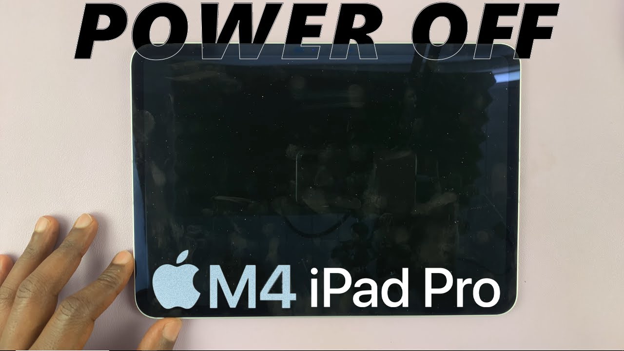 How To Turn OFF M4 iPad Pro - YouTube