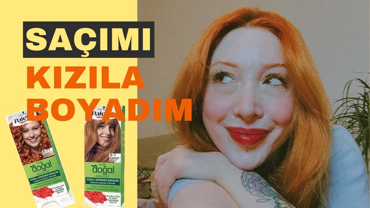 SAÇIMI KIZILA BOYUYORUM | SORU CEVAP | PALETTE 9-7 VE PALETTE 8-77 ...