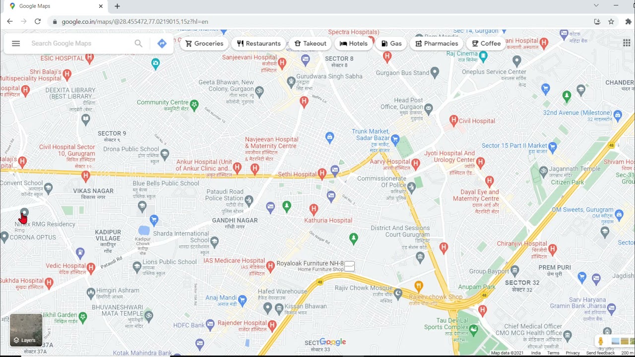 How to update google map satellite view - YouTube