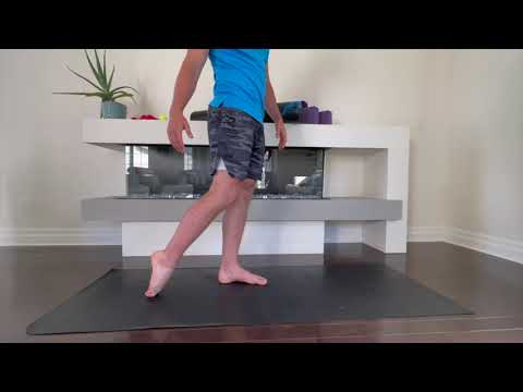 Tibialis Anterior Stretch - Toe Drag - YouTube