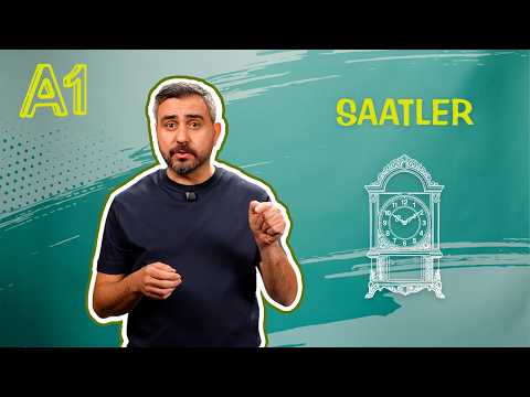 A1 - 23 Saatler | Telling the Time | Türkçeyi Çözüyoruz!