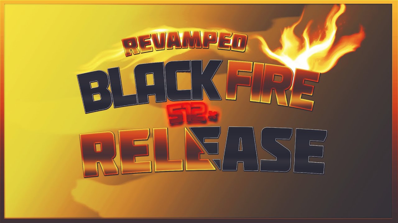 Minecraft PvP Texture Pack: Black Fire [REVAMPED] By Sole - YouTube