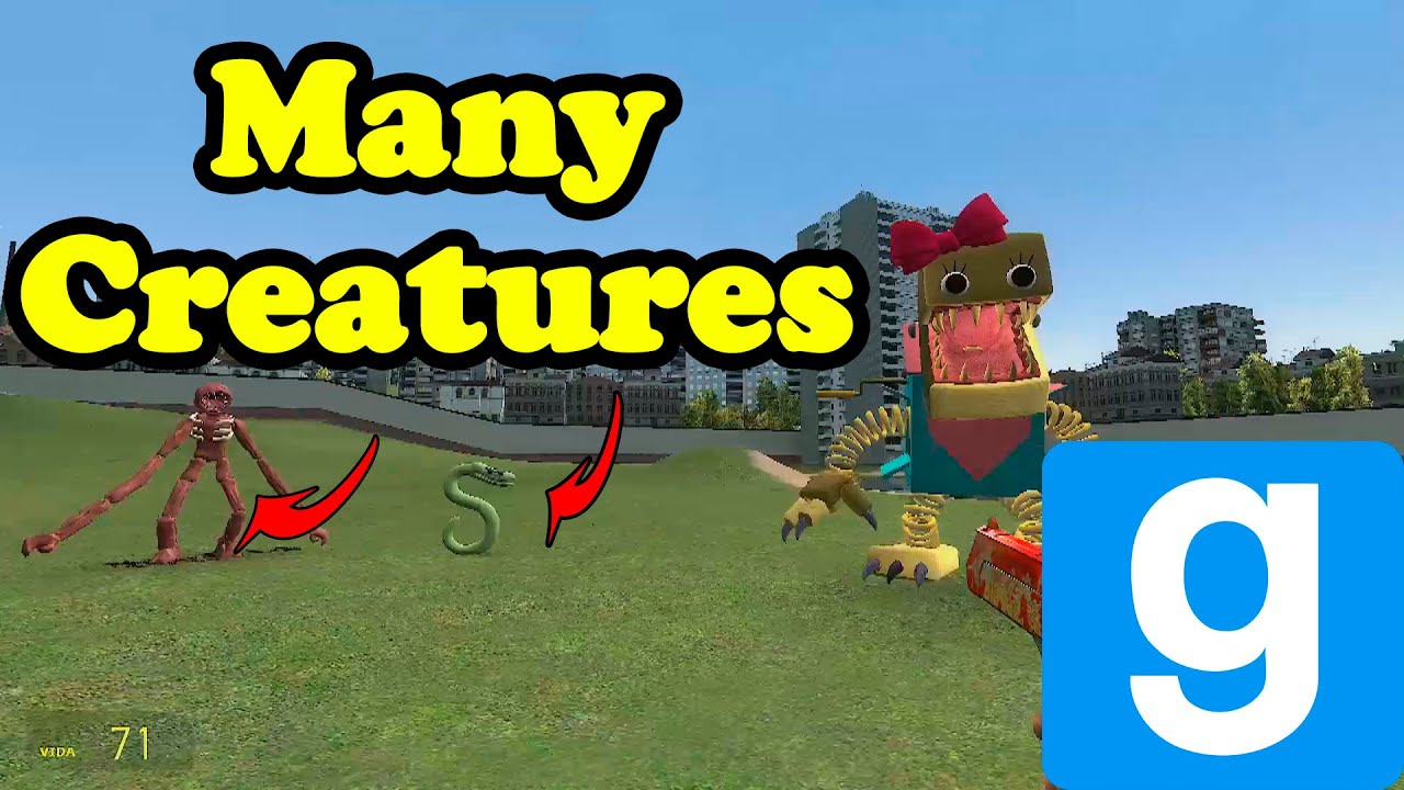 Battle of Creatures in Garry's Mod - YouTube
