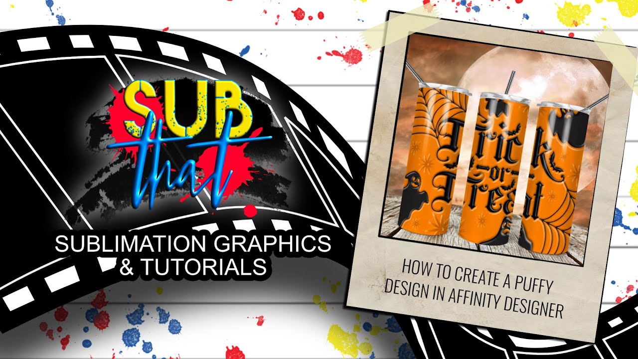 How to Create a Puffy Design in Affinity Designer - YouTube