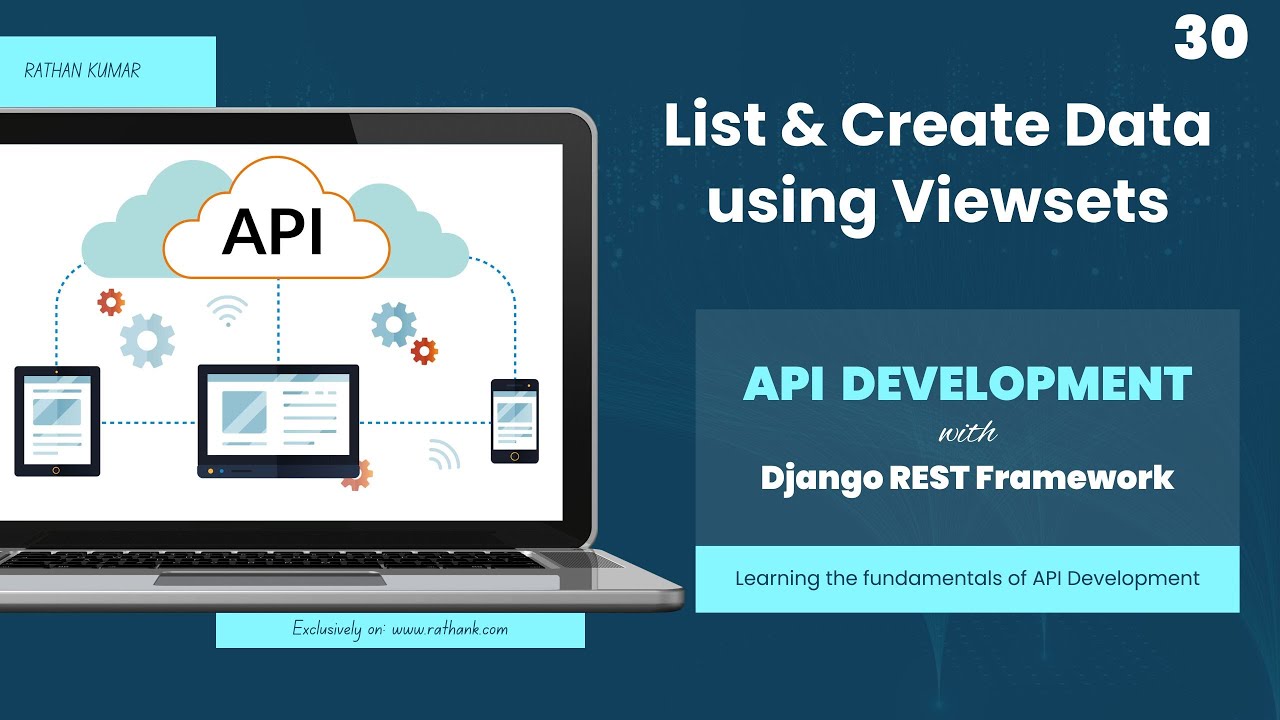 List And Create Data Using Viewsets Api Development With Django Rest 4322