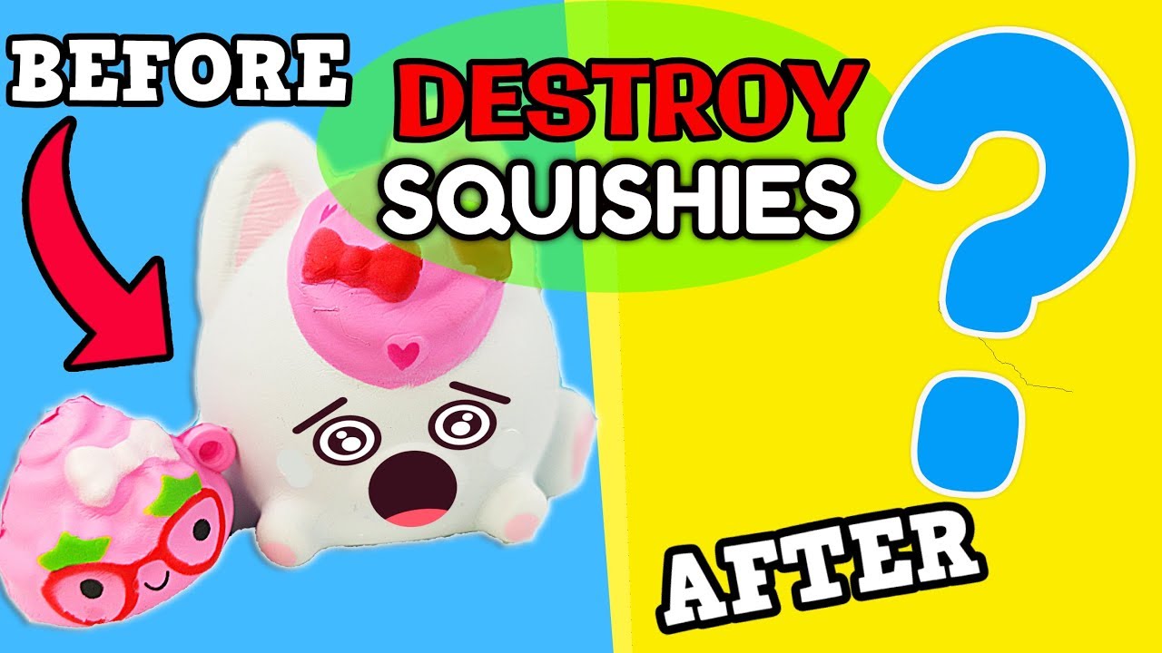 SQUISHY UNMAKEOVER #6 Turning Squishies into Monsters: Pokemon Edition ...