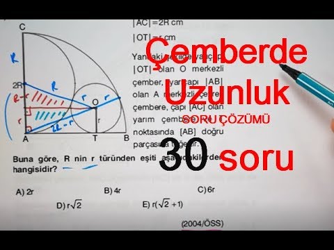ÇEMBERDE UZUNLUK SORU ÇÖZÜMÜ