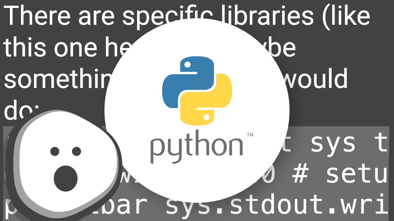 Python Progress Bar - YouTube