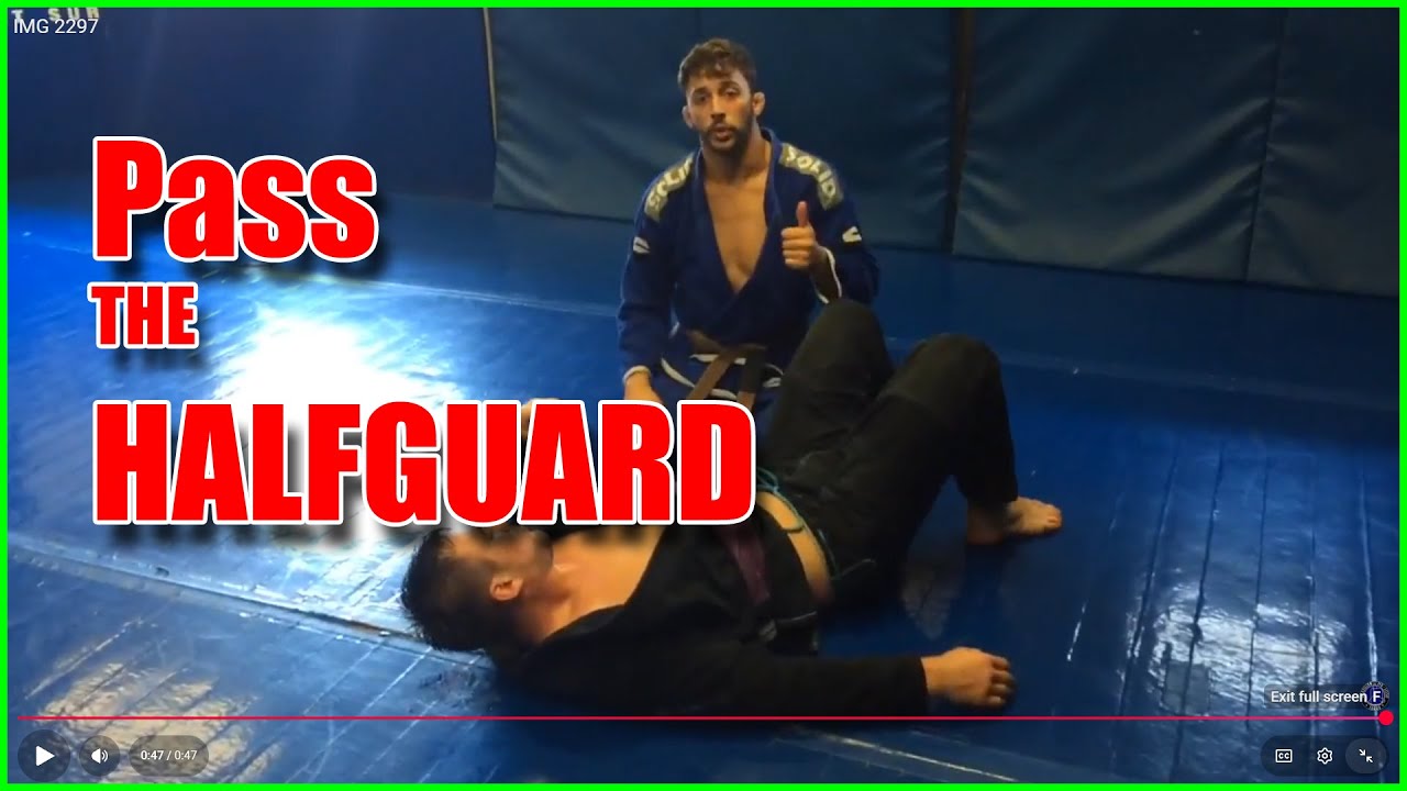 How to Pass Half Guard 4 - Longstep to Side Smash to Cross Knee Pass ...