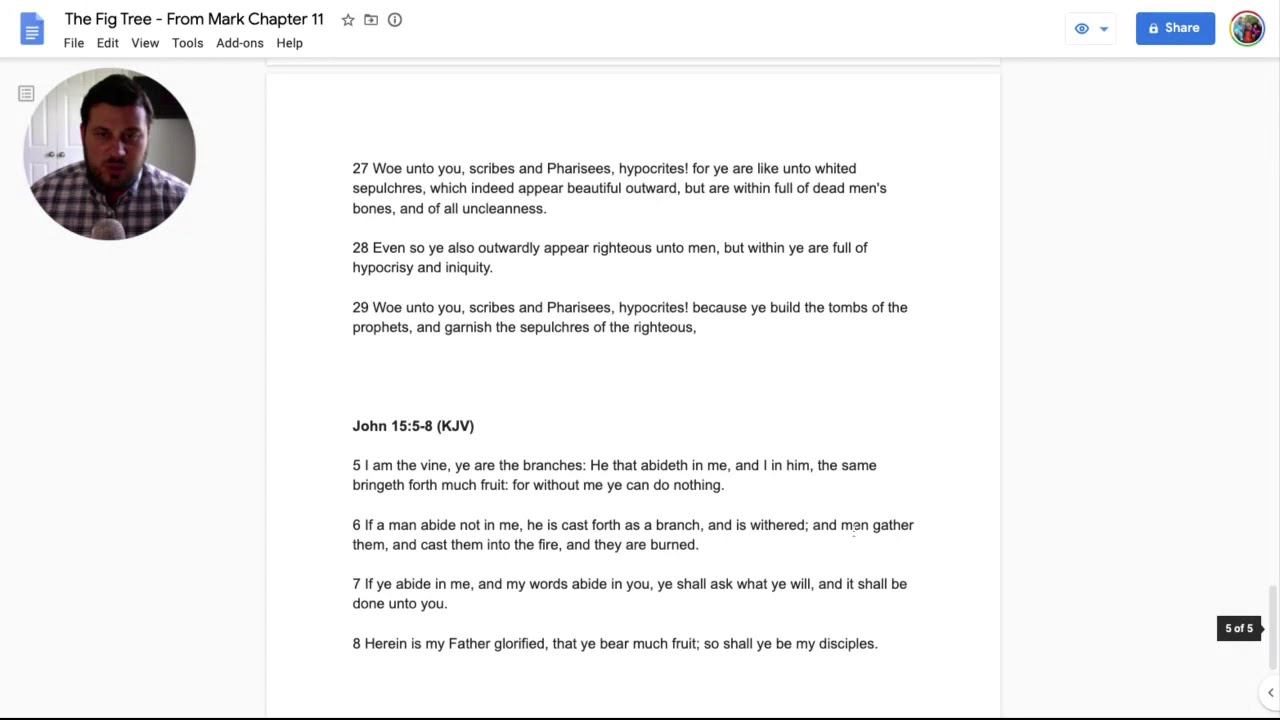 The Importance, Symbolism and Lessons Learned from The Fruitless Fig ...