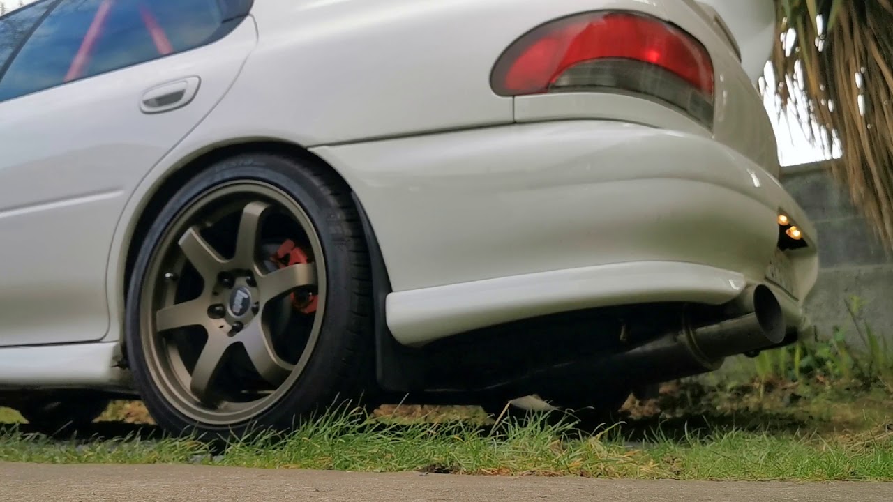Subaru gc8 exhaust sound - YouTube