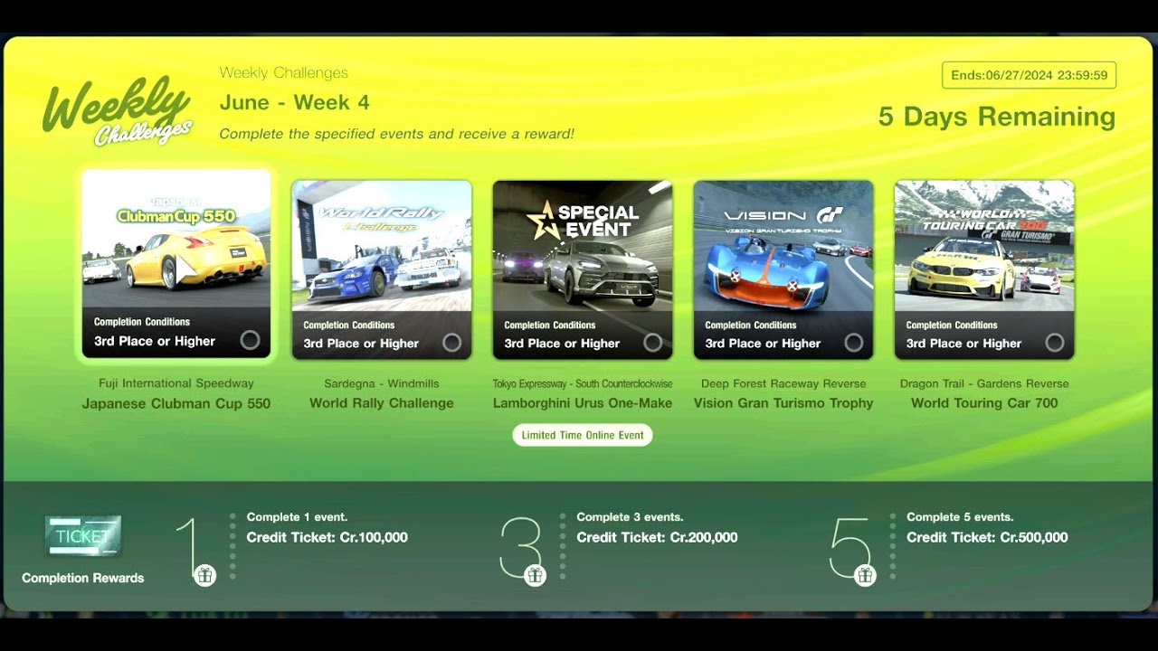 Weekly Challenges June Week 4 World Rally Challenge Gold #highlights ...
