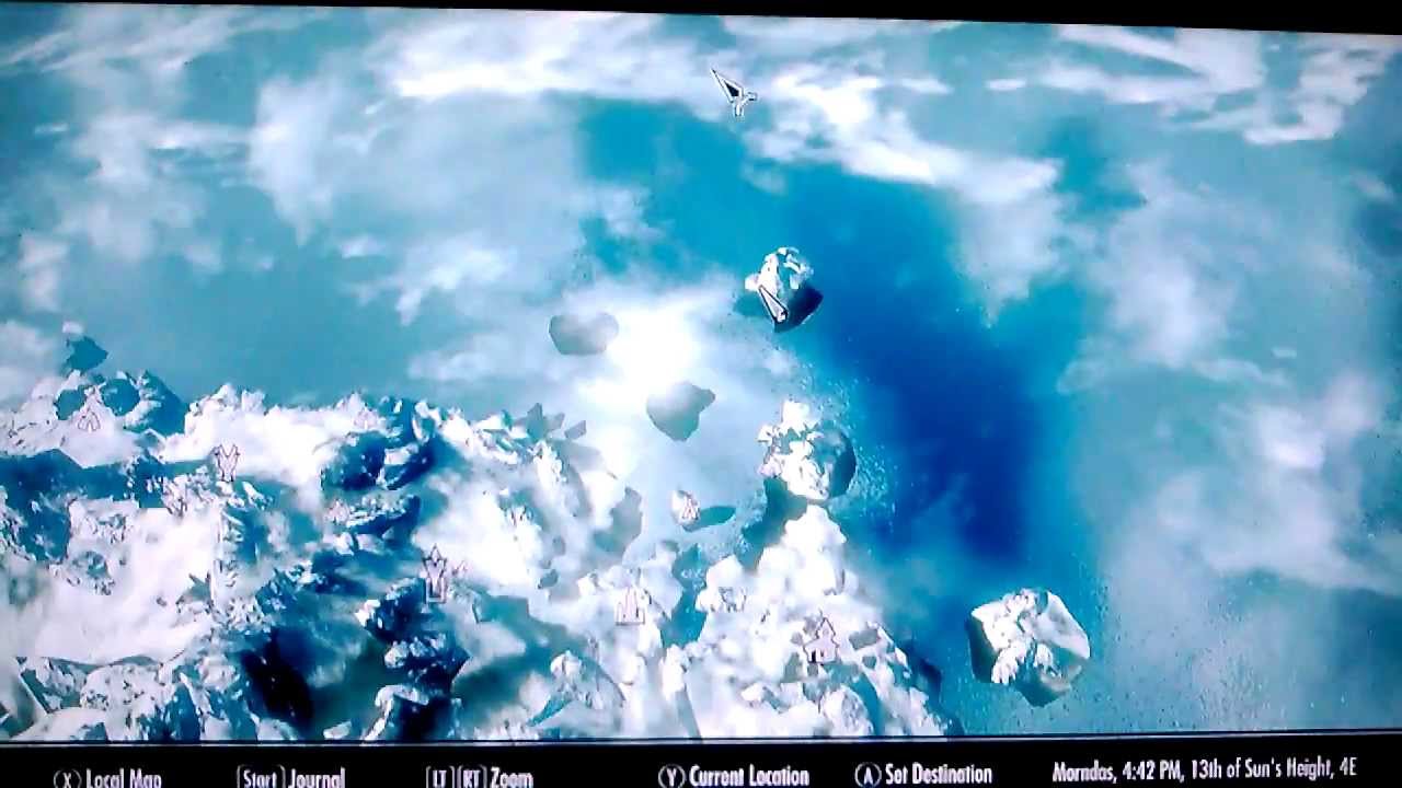 Skyrim: Giant Nirnroot Easter Egg - YouTube