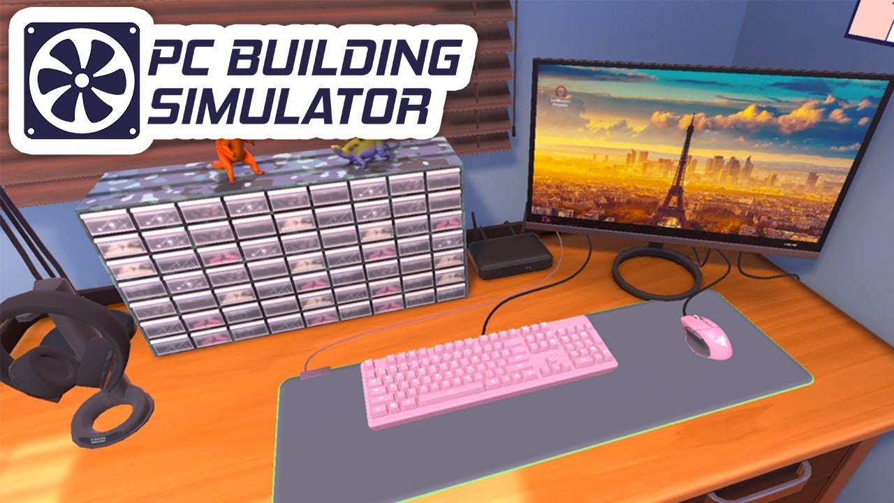THE COOLEST BUILDING SIMULATOR GAME! // PC Building Simulator #1 - YouTube