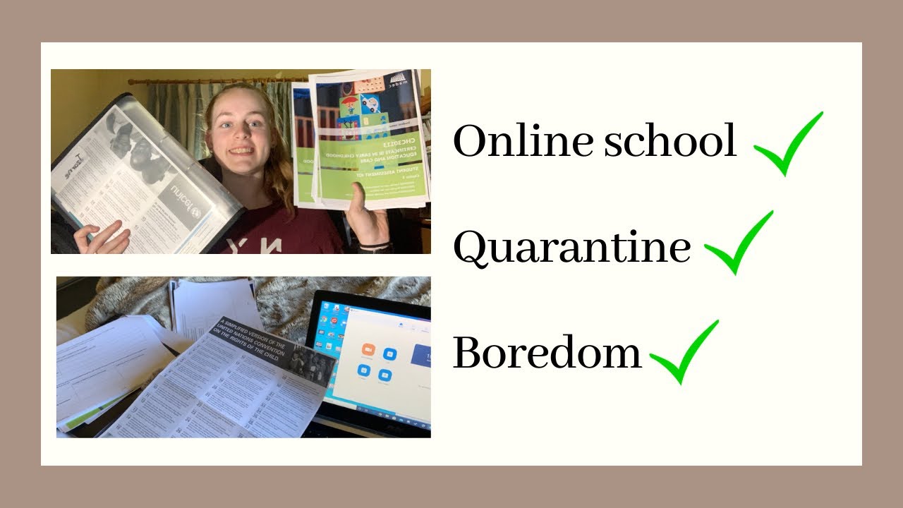 A Day In The Life Of A Student In Quarantine - YouTube
