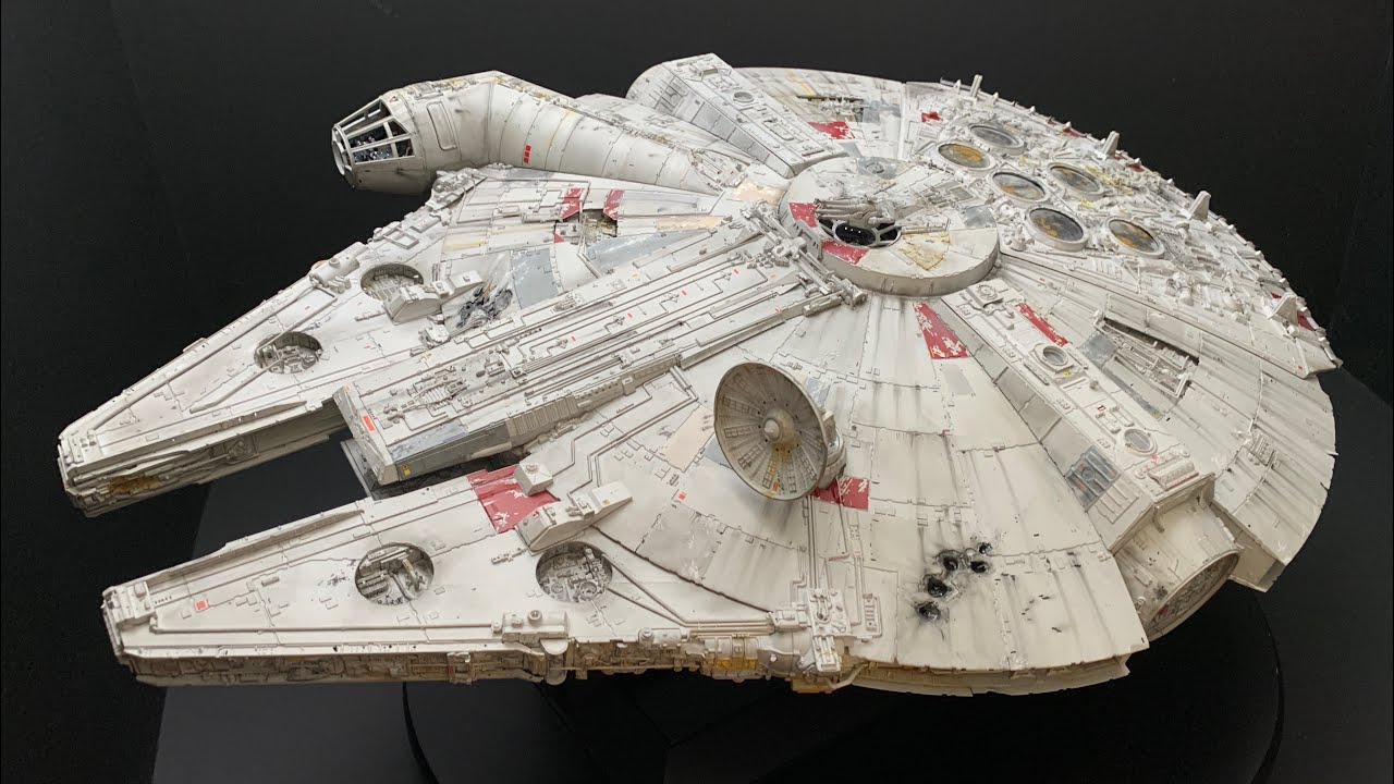 Bandai Star Wars Perfect Grade 1/72 (ANH) Millennium Falcon Model Kit ...