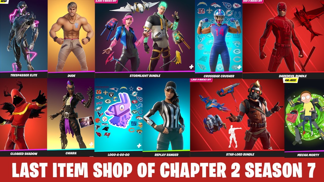 Last Fortnite Item Shop... - YouTube