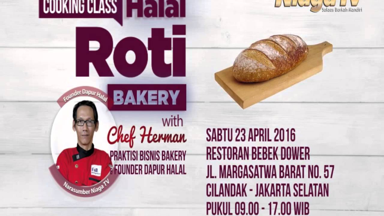 Promo Cooking Class Halal Bakery 23 April 2016 - YouTube