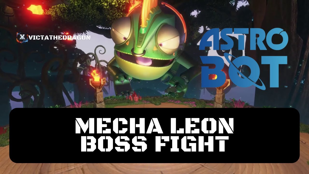 Astro Bot Mecha Leon Boss Fight - YouTube