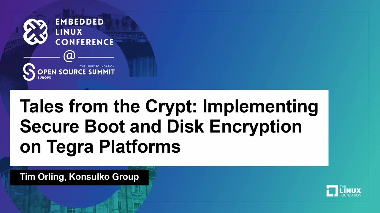Tales from the Crypt: Implementing Secure Boot and Disk Encryption on ...