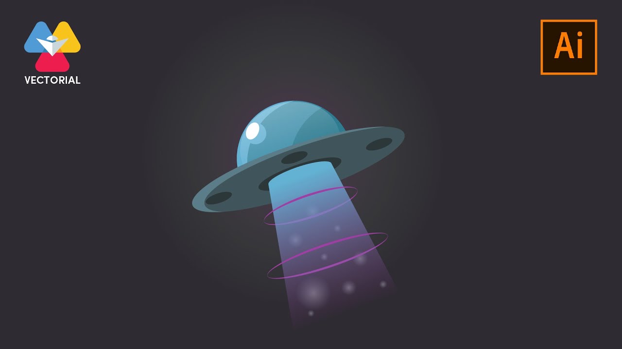 Ufo Tutorial In Adobe Illustrator 2020 Youtube