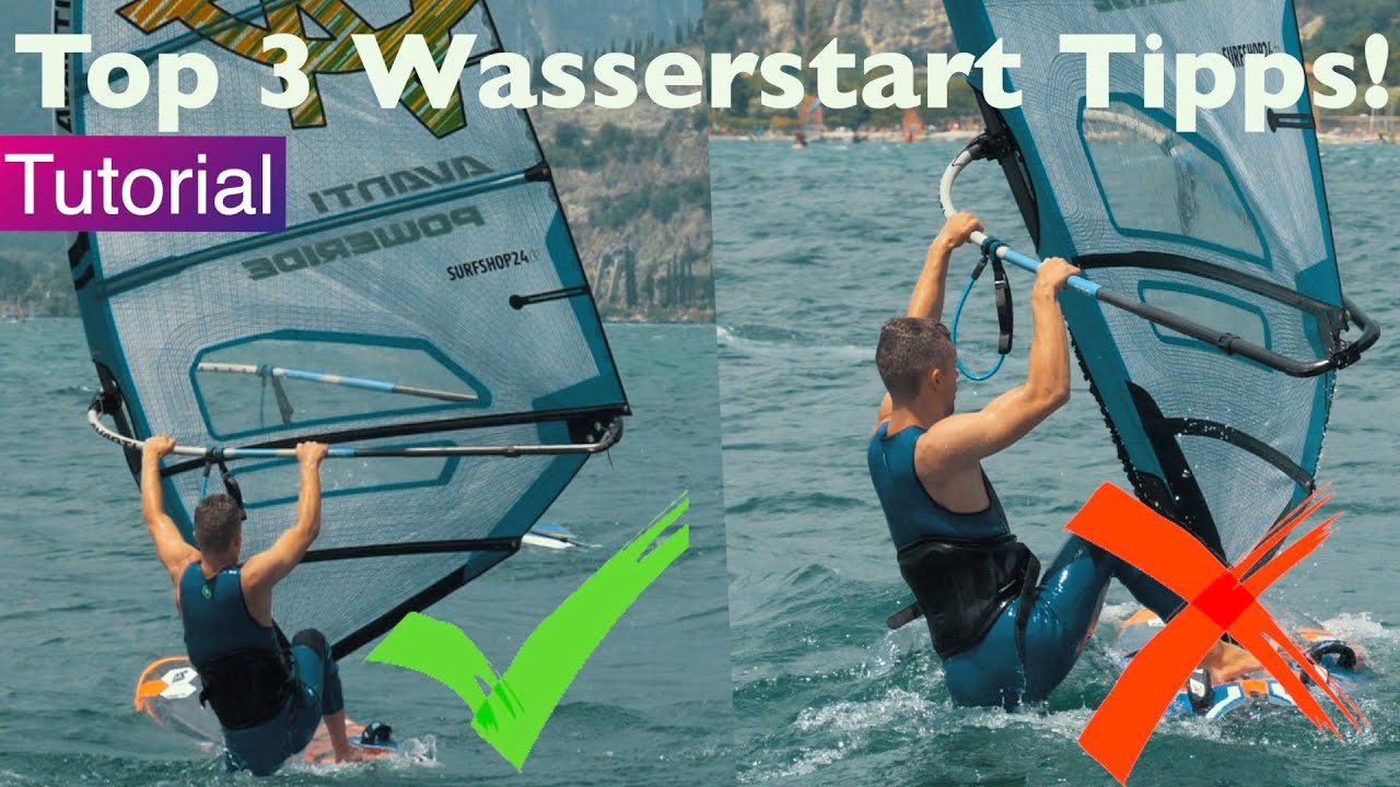 TOP 3 TIPPS für Windsurf Wasserstarts! | Windsurf-Tutorial - YouTube