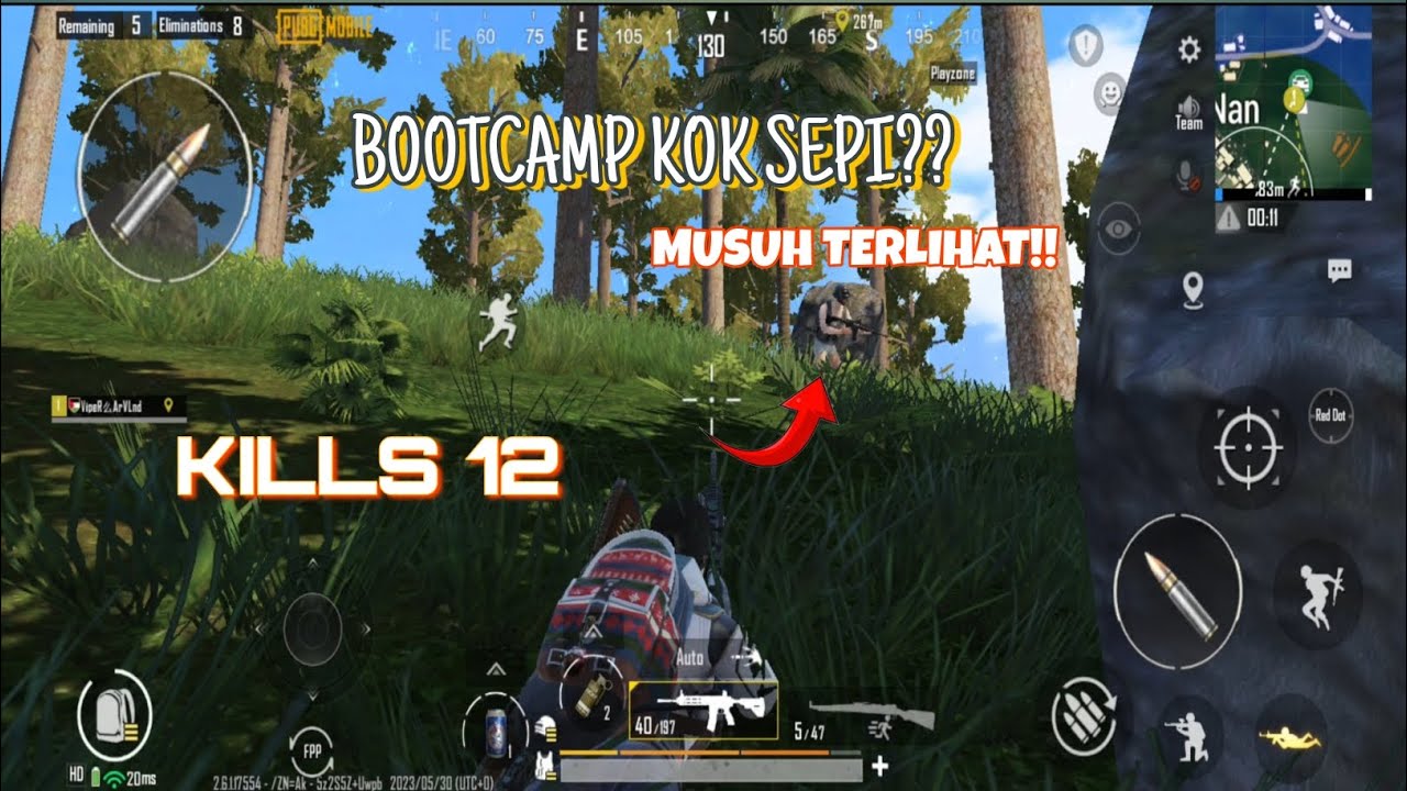 TURUN DI BOOTCAMP BIAR BAR-BAR, TAUNYA SEPI.SOLO VS SQUAD PUBG MOBILE ...